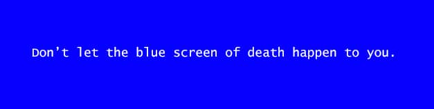 Nerd Crossing Blog - Blue Screen of Death